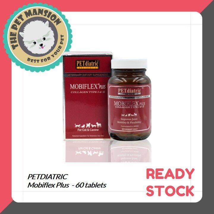 PETdiatric Mobiflex Plus Collagen Type 1 & 2 (60 Chewable Tablet) | Lazada