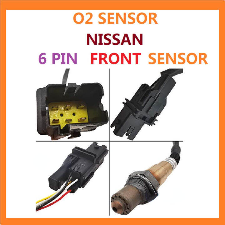Xuming 6 Pin Front O2 SENSOR for NISSAN SENTRA N16 Front OXYGEN SENSOR ...