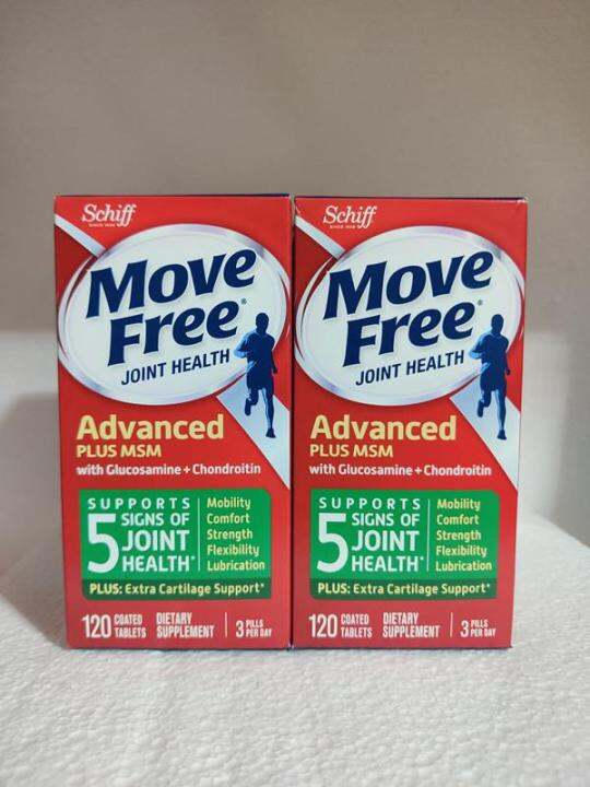(2 boxes) American Schiff Move Free MSM Glucosamine Vitamin Bone ...