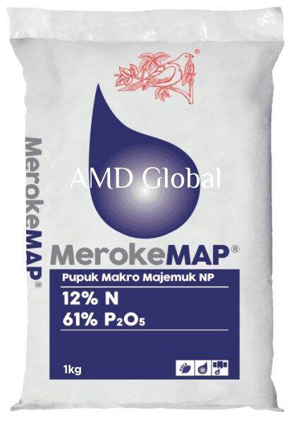 Meroke MAP - Pupuk Fosfat / Mono-Ammonium Phosphate Hidroponik 1 Kg ...