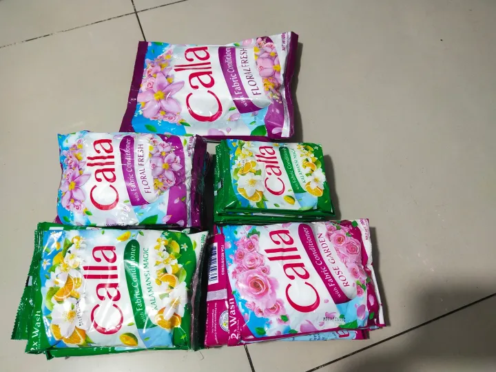 Calla Detergent Powder 45g 100g 400g (6's) | Lazada PH