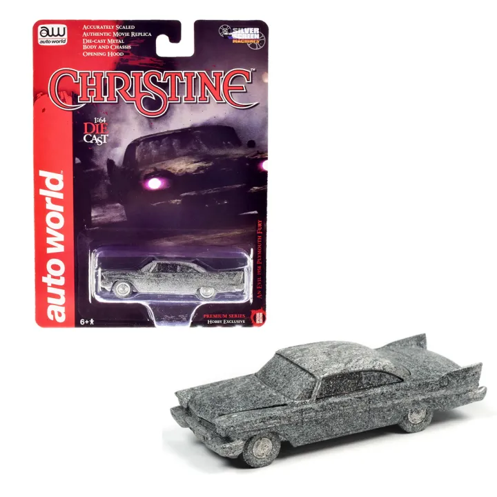 Auto World Christine 1958 Plymouth Fury (After Fire) 1/64 Scale Die ...