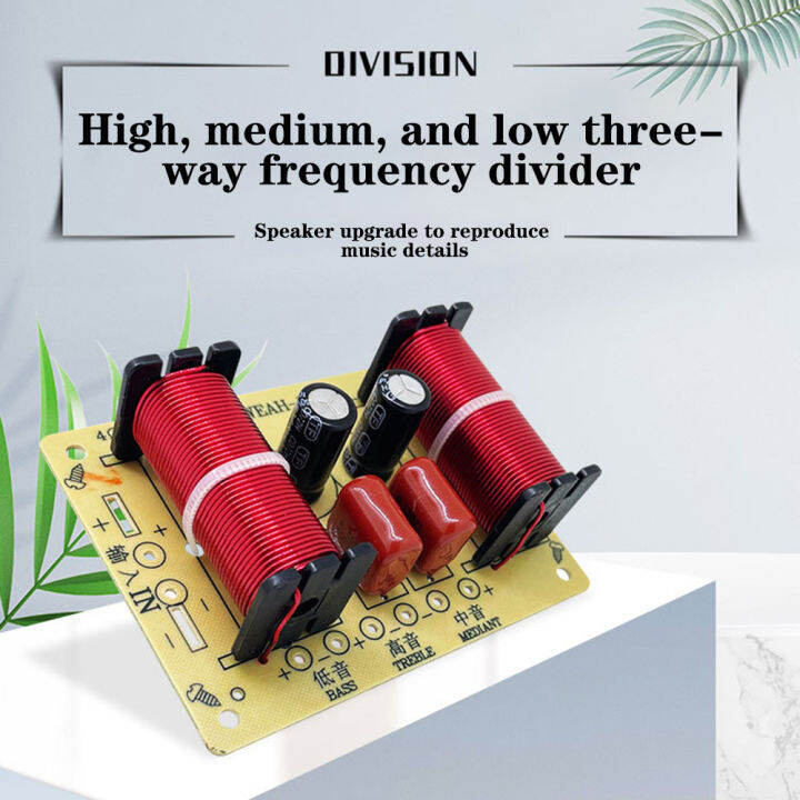 Aideepen 3 Way HiFi Speaker Frequency Divider 180W Audio Crossover ...