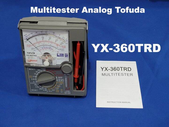 YX-360TRD TOFUDA Multitester Analog mirip HELES YX-360 Avometer tester ...