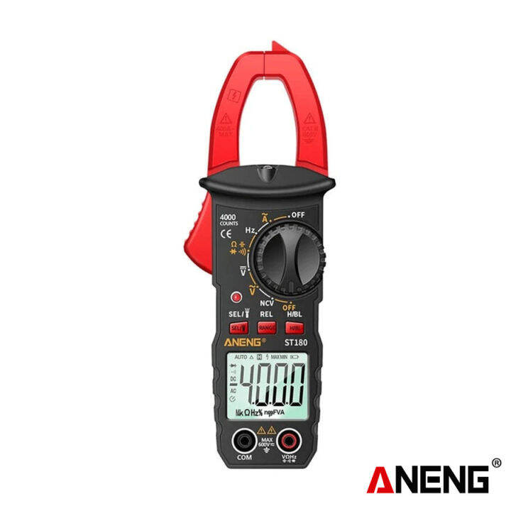 Aneng ST180 Clamp Meter Multitester Digital Tang Amper Light Original ...