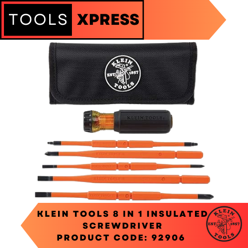 Klein Tools Insulated Interchangeable Screwdriver Set | Lazada PH
