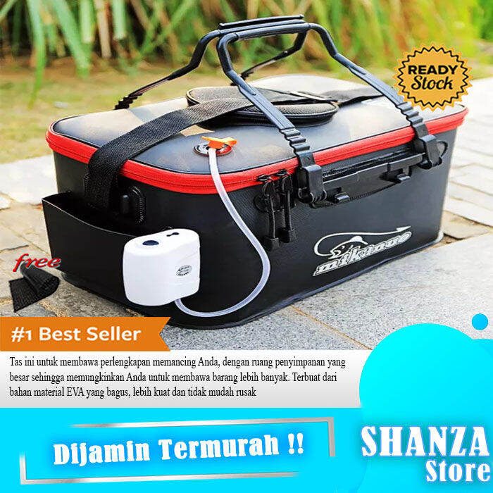 BISA COD - Ember Lipat Mancing Ikan Box Wadah Tempat Ikan Udang Umpan ...