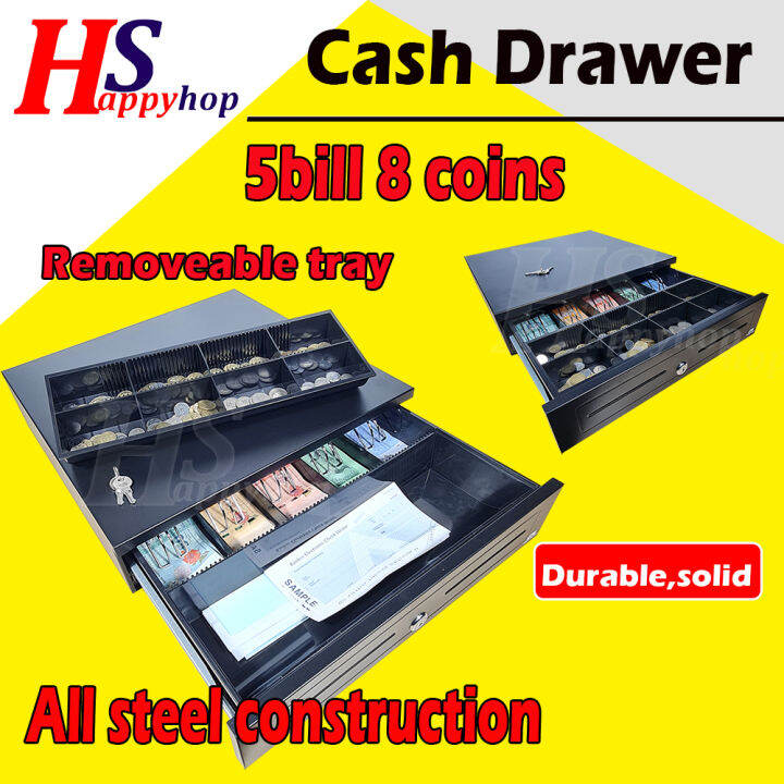 Geomaster Heavy Duty 5 Bill 8 Coins Steel Cash Drawer , Steel Cash ...