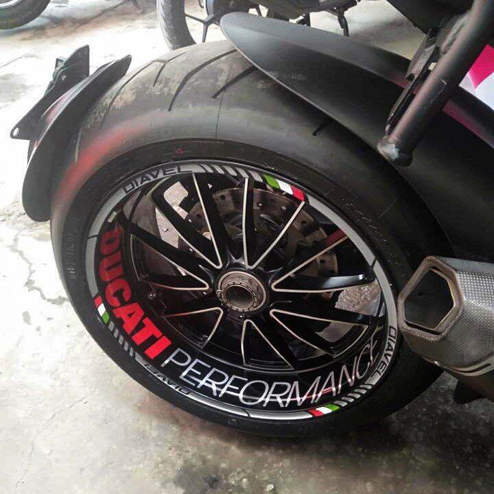 Ducati Diavel Mags Sticker Wheel Decals | Lazada PH