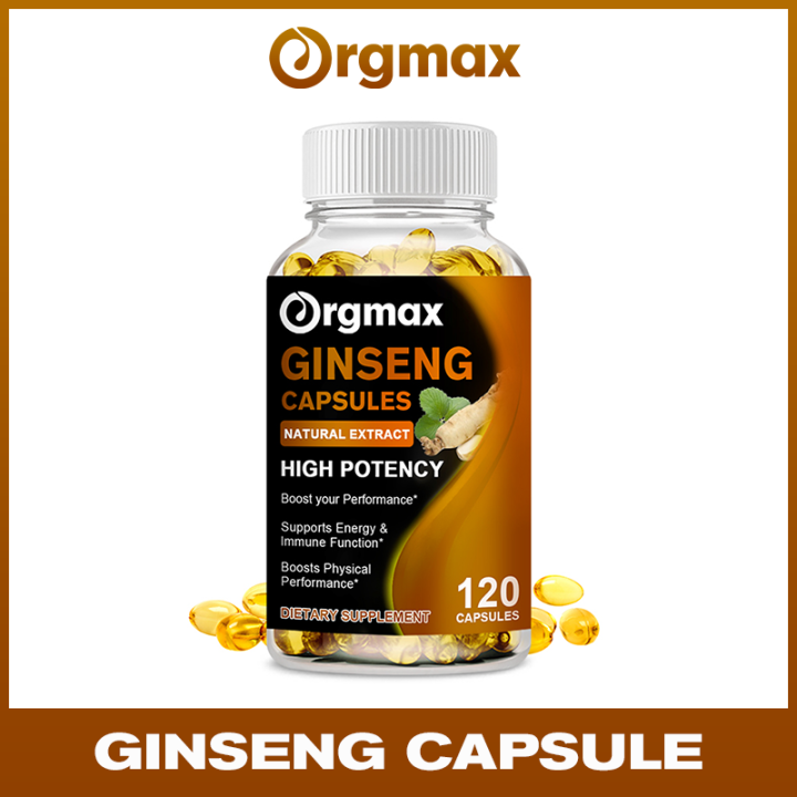 Ginseng Complex Capsules Supports Vitality & Immune Function Enhance ...
