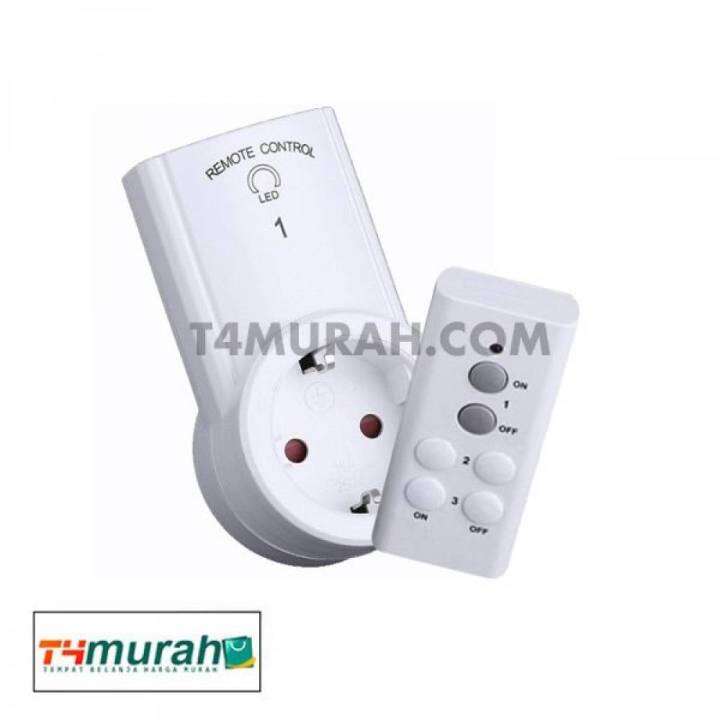 Socket Remote Steker Listrik Wireless Socket Colokan Listrik Remot ...