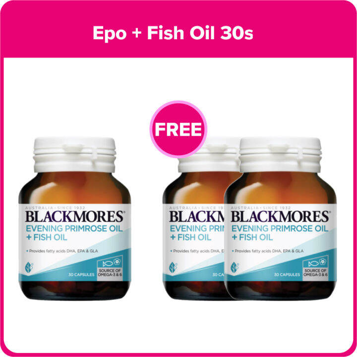 Ready-made inventory Blackmores Evening Primrose Oil + Fish Oil (30s ...