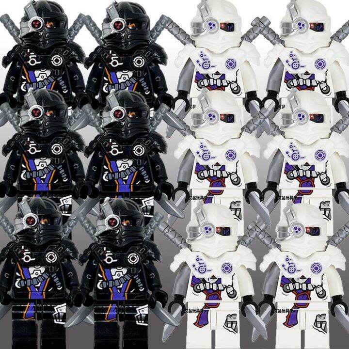 Third-party ninjago building blocks phantom ninja white Copt general ...