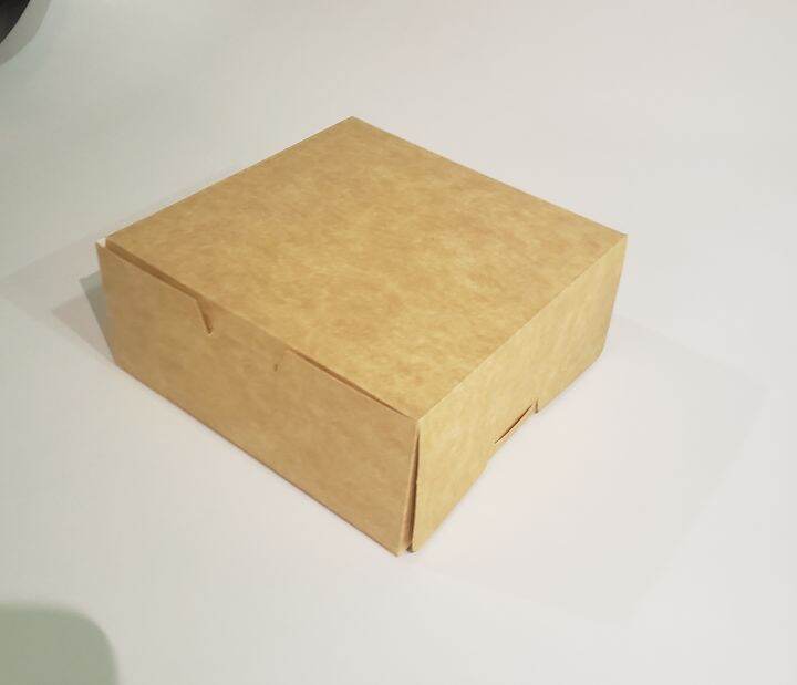 Pastry box 7x7x3 inches (100 pcs)(reversible) | Lazada PH