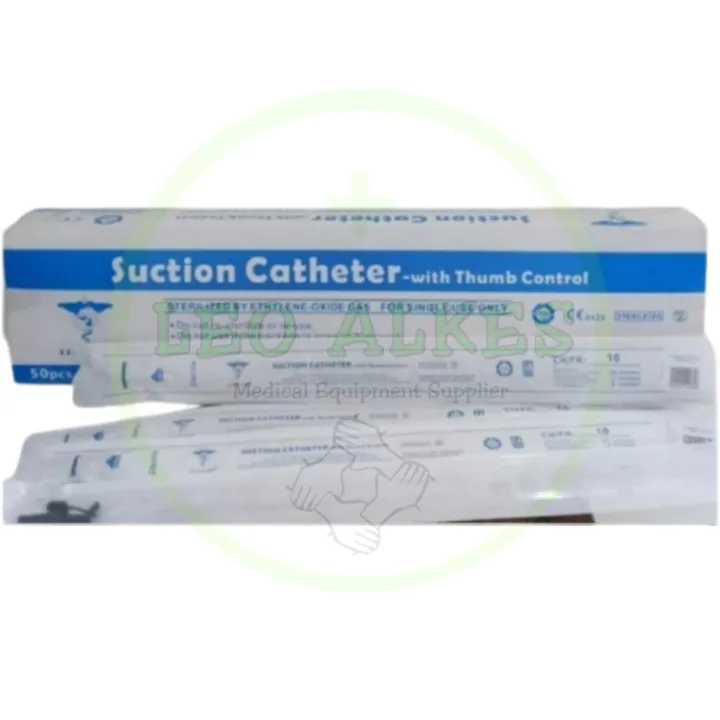 Suction Catheter Cosmomed With Thumb Control No 6 8 10 12 14 16 ...
