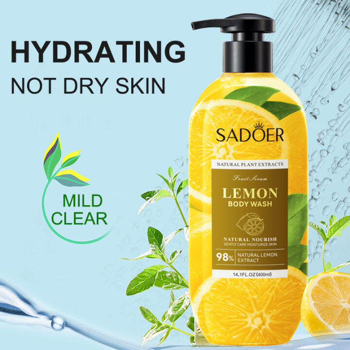 Bodywash Lemon Fresh Soothing for Women Shower Gel Moisturizing Body ...