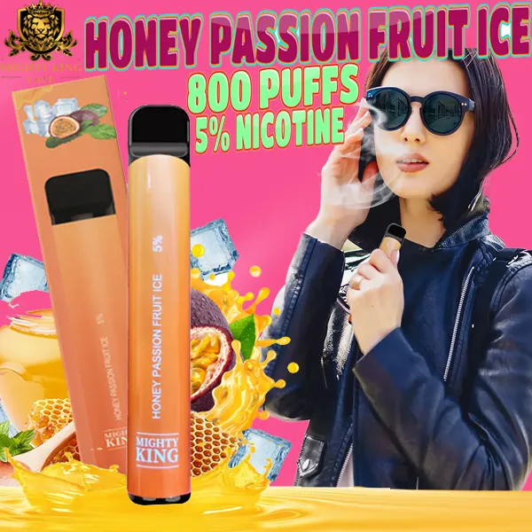 LEGIT MIGHTY KING Puff Plus smoke vaper full set (800 Puffs) ( HONEY ...