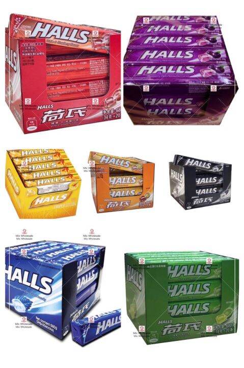 Halls Candy (34g x 20 Sticks) - | Lazada