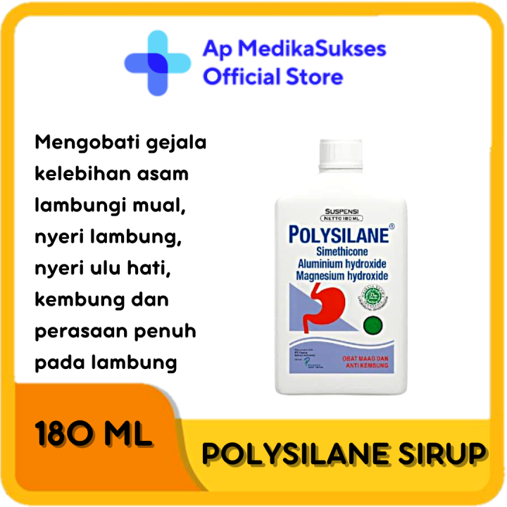 Polysilane 180 ml Obat Lambung | Lazada Indonesia