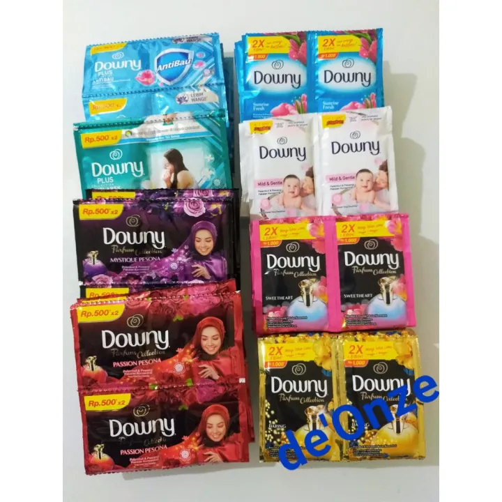 Downy Sachet 1000 All Variant isi 12pc Downy Sachet 1 enteng Isi 12 - Pewangi pakaian - Pewangi ...