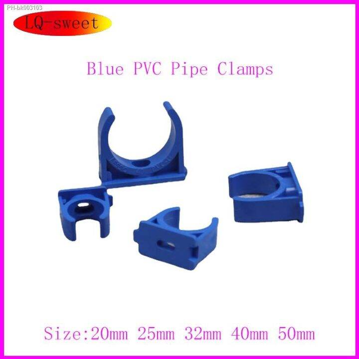 ∈ PVC Pipe Clamps Water Pipe Support PVC Pipe Connectors Garden ...
