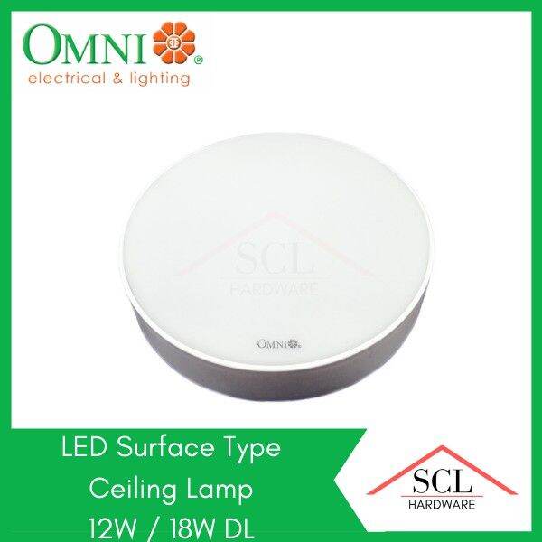 OMNI LED Surface Type Ceiling Lamp Daylight (12W / 18W) | Lazada PH