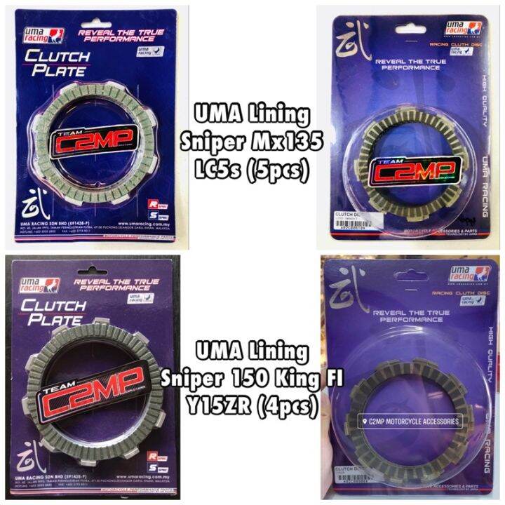 【Ready Stock】 UMA Racing Clutch Lining Sniper King 150 FI , Sniper155 ...