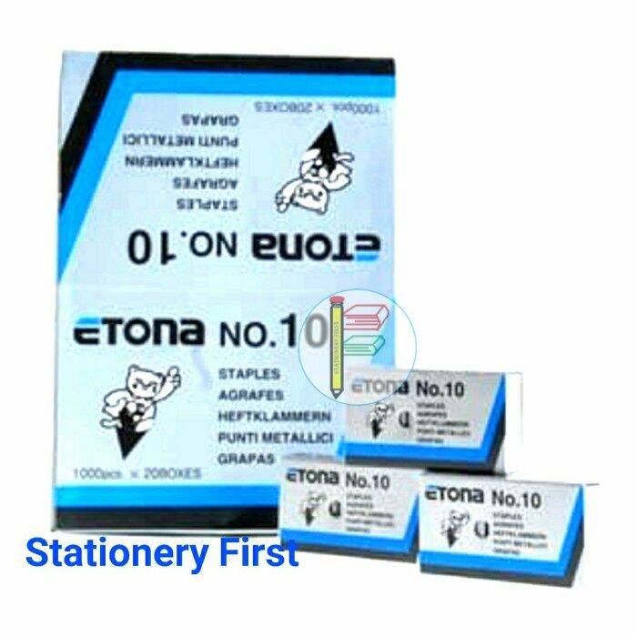 Isi Staples ETONA no 10 per pack | Lazada Indonesia
