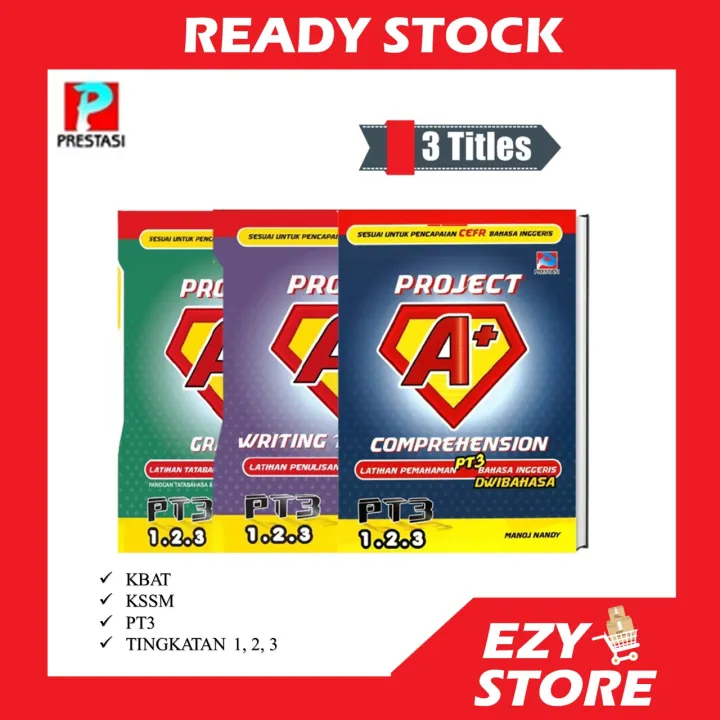 EZYSTORE Project A+ English Grammar Writing Technique Essay Comprehension Educational Learning ...