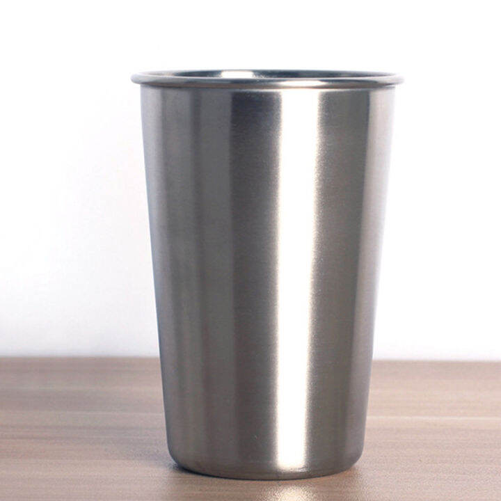 Razey ถ้วยเบียร์โลหะสแตนเลสใหม่,ถ้วยน้ำไวน์ถ้วยน้ำดื่มสแตนเลสแก้วกาแฟ ...