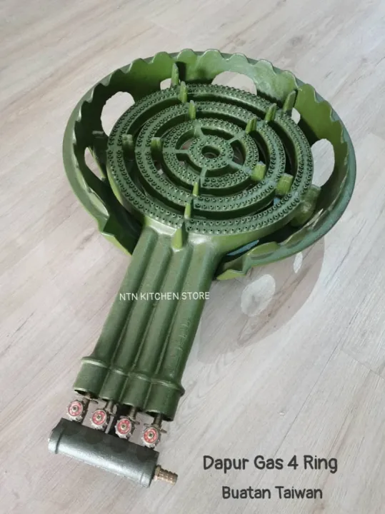 C-50 LPG Cast Iron Gas Stove Cooker 4 Ring / Dapur Gas 4 Mata / 煤气炉 ...
