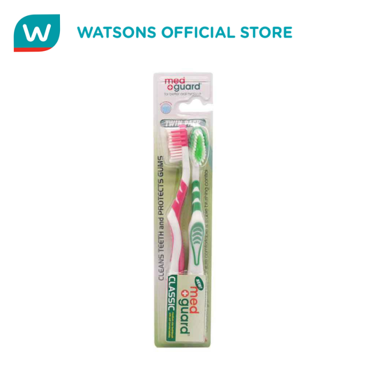MED GUARD Classic Toothbrush Twin Pack | Lazada PH