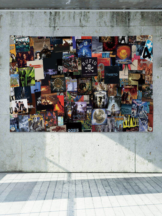 Laitu custom ROCK band bar nightclub music festival Rock wall ...