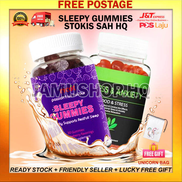 SLEEPY WELL RICOT SLEEPY KIDS SLEEPY ANXIETY STRESS GUMMIES (Original ...