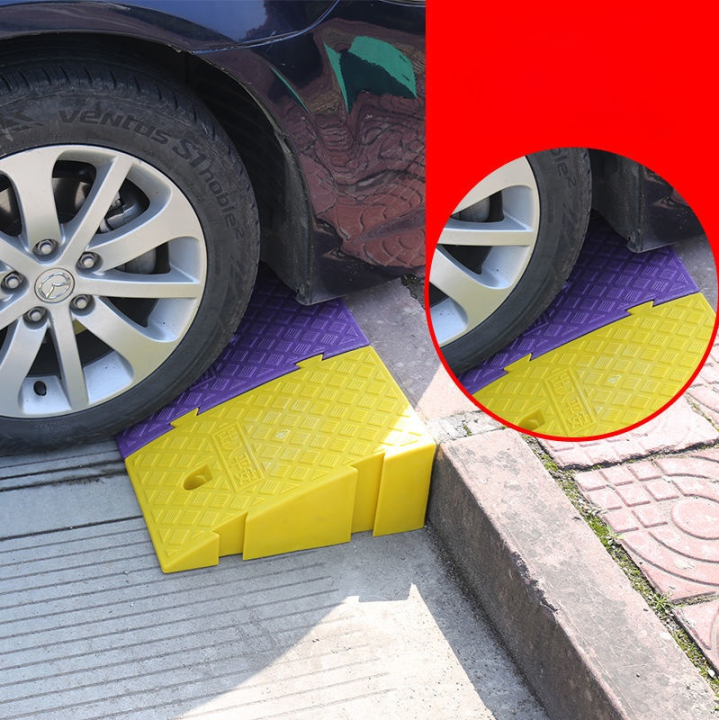【COD】Portable Lightweight Curb Ramps Heavy Duty Plastic Threshold Ramp ...