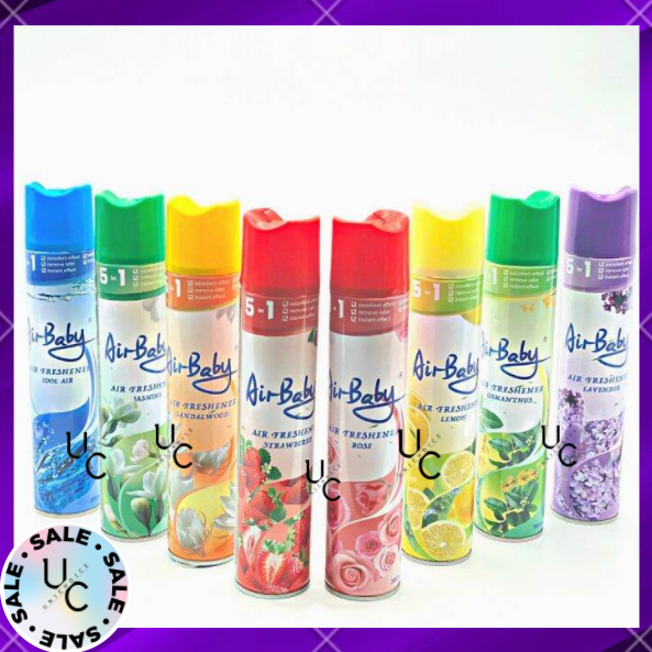 Air Baby Air Freshener Spray Eight Flavors Fragrants Spray Type ...