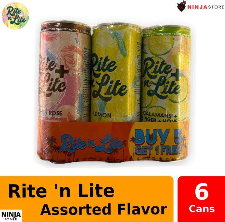 Rite 'N Lite No Sugar, No Carbs, No Calories Assorted Soda 6 x 250mL ...