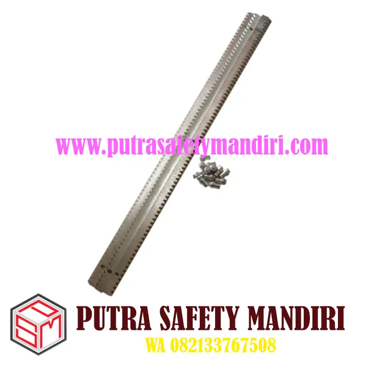 GEAR RACK REL SLIDING GATE PAGAR OTOMATIS 8 MM METAL GALVANIZED 4 ...