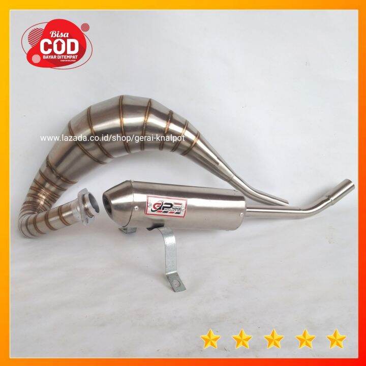 Knalpot Udang Trail Ninja Cross Rangka Standar GP9 Stainless Garansi ...