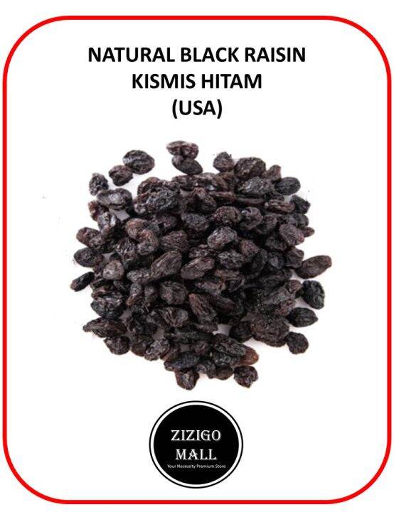 Black Raisin / Kismis Hitam / Black Raisin Unsweetened (USA) Premium ...