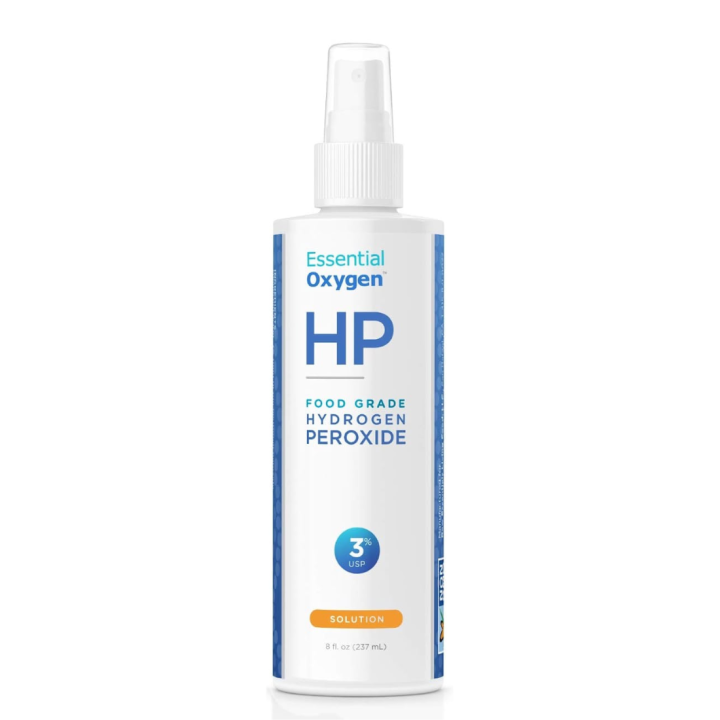 Essential Oxygen HP | Food Grade Hydrogen Peroxide 3% USP Solution (8 ...