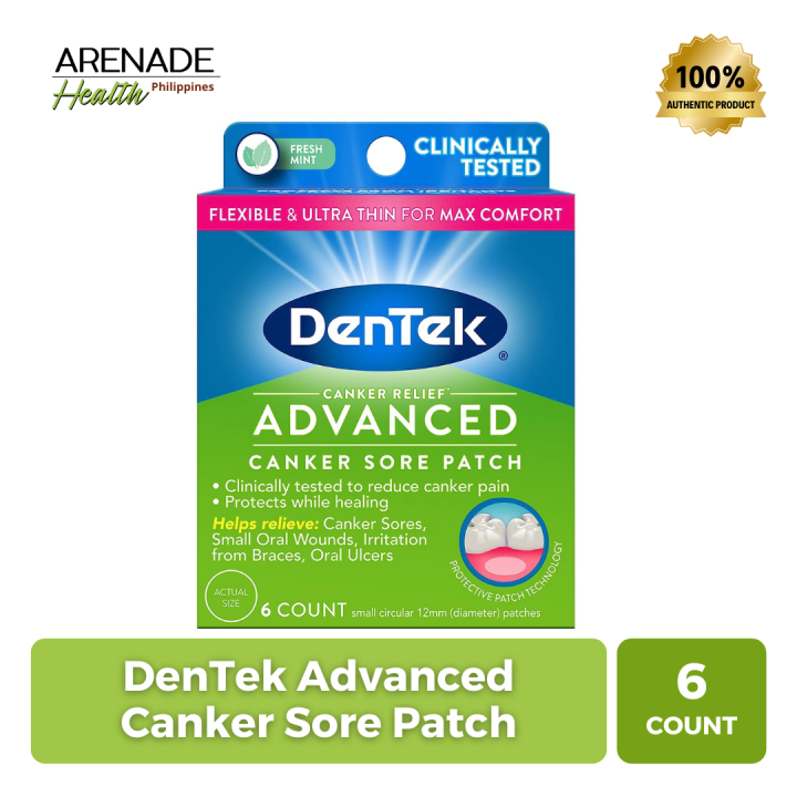 DenTek Advanced Canker Sore Patch 12mm Circular Patches 6Count | Lazada PH