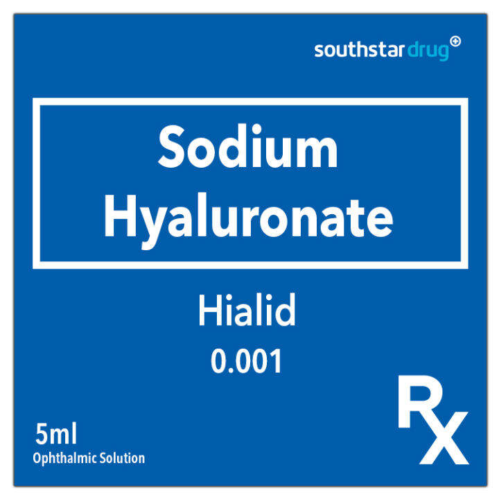 Rx: Hialid 0.001 5ml Opthalmic Solution | Lazada PH