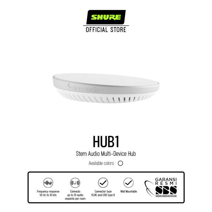 Shure Hub1 Stem Audio Multi-Device Hub | Lazada Indonesia