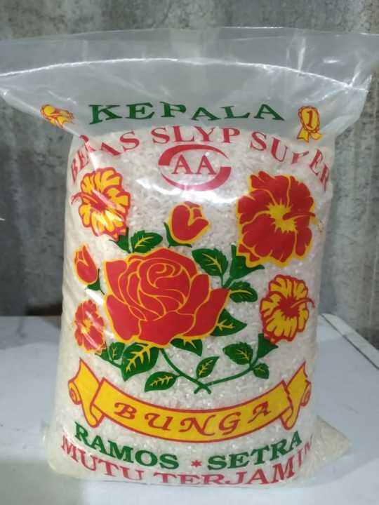 BERAS RAMOS SETRA CAP BUNGA 5KG | Lazada Indonesia