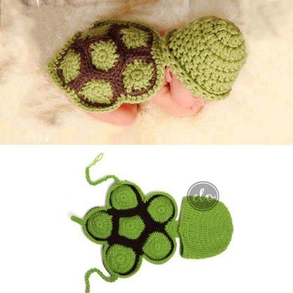 Turtle Crochet Costume Turtle Costume for Newborn Baby Pictorial ...