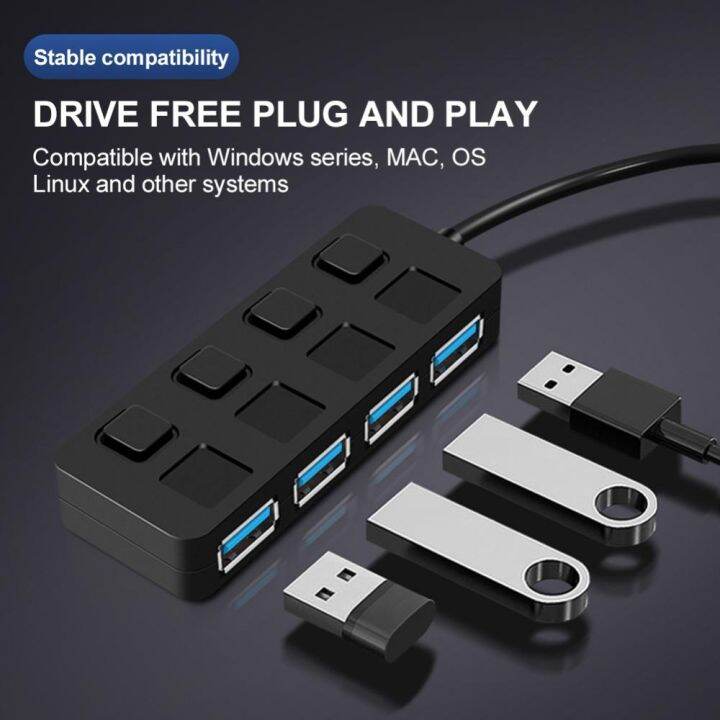 High Speed Usb c 3.0 Hub 4 Port Type c Docking Station With Led Power ...