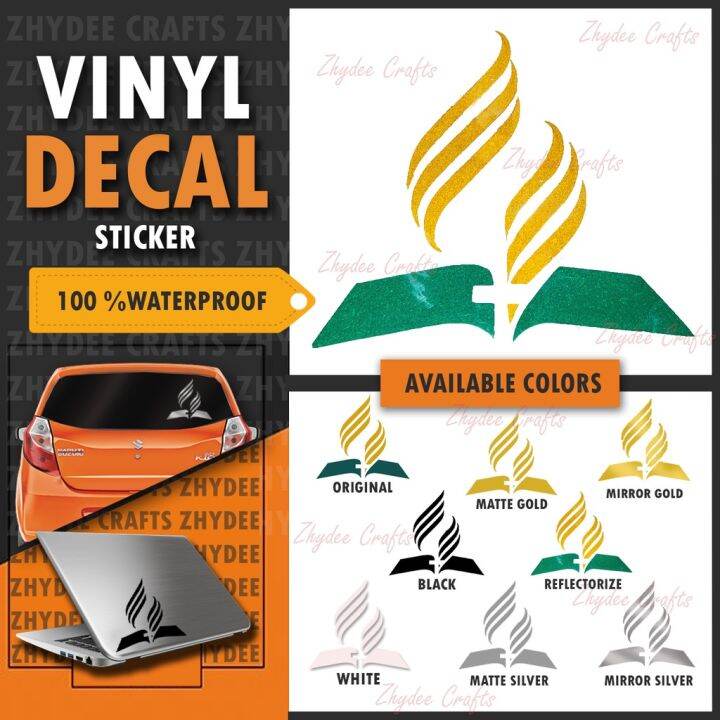 ∋Waterproof Vinyl Sticker SDA Logo (Adventist) | Lazada PH