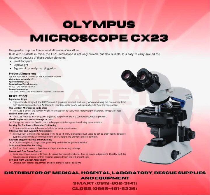 OLYMPUS MICROSCOPE CX-23 | Lazada PH