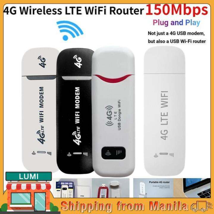 Portable Wireless LTE Wi-Fi Router 4G LTE USB 150Mbps USB Modem Mini ...
